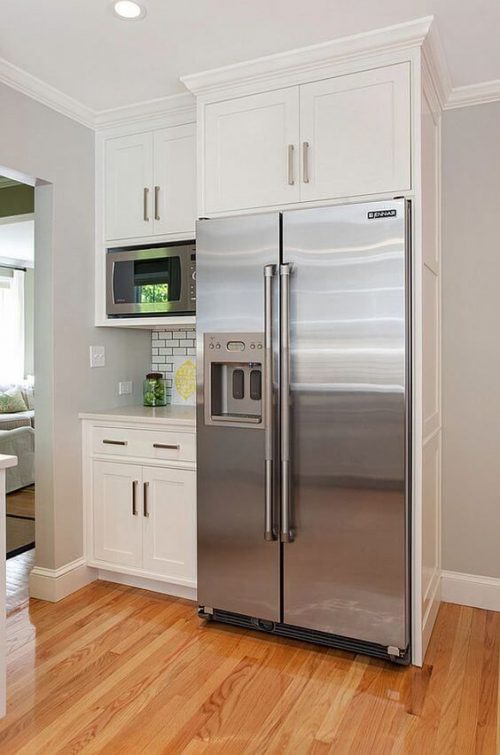 How To Hide The Refrigerator In Sight In the Kitchen | KSI Cuisine ...